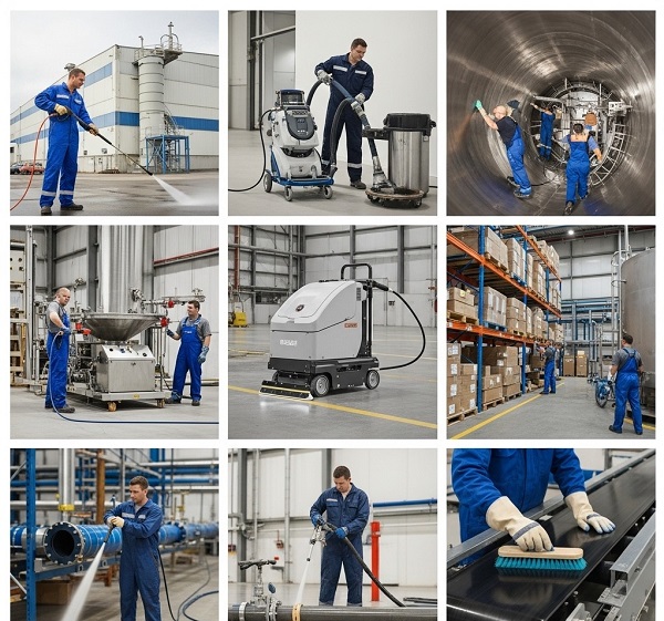 Các Hạng Mục Vệ Sinh Công Nghiệp Phổ Biến | Monava